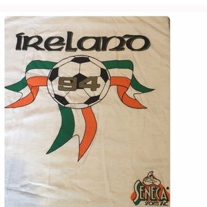 Vintage | Shirts | Vintage 94 Ireland World Cup Soccer Tee | Poshmark